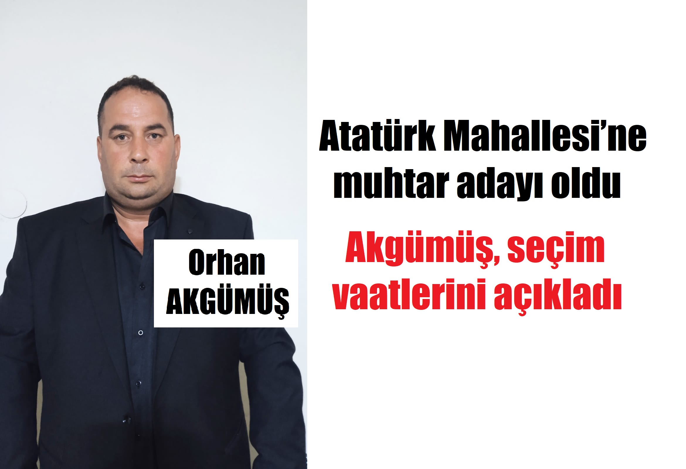 Mahalleye muhtar adayı oldu | Gazete Torbalı